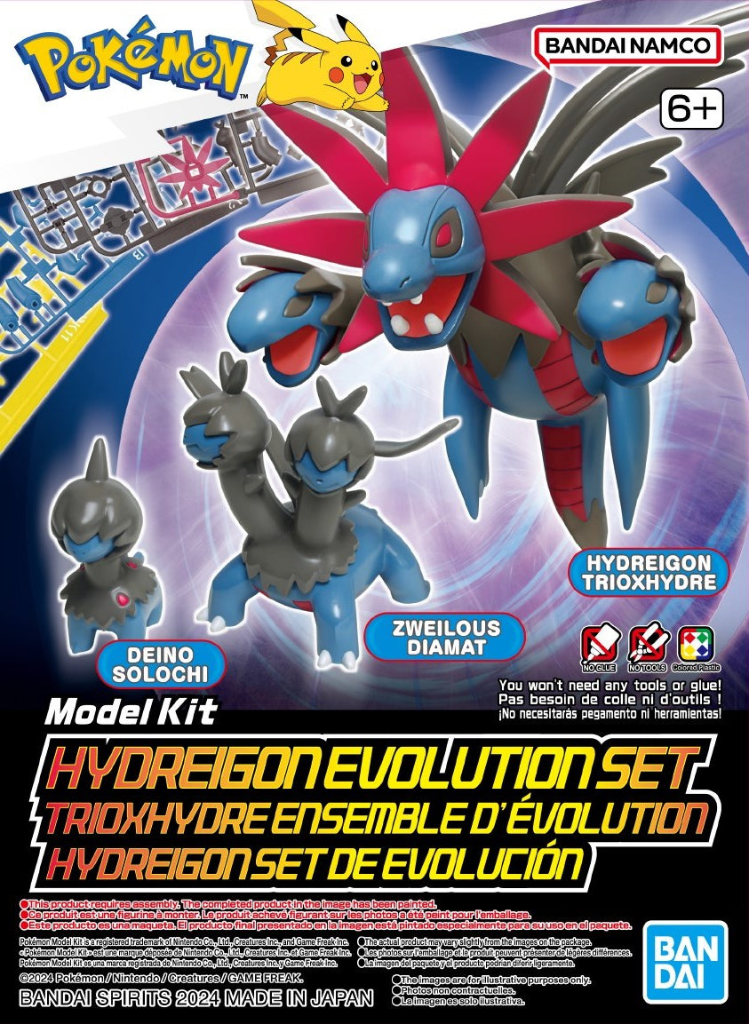 Bandai Pokemon Model Kit HYDREIGON EVOLUTION SET - Argama Hobby ...