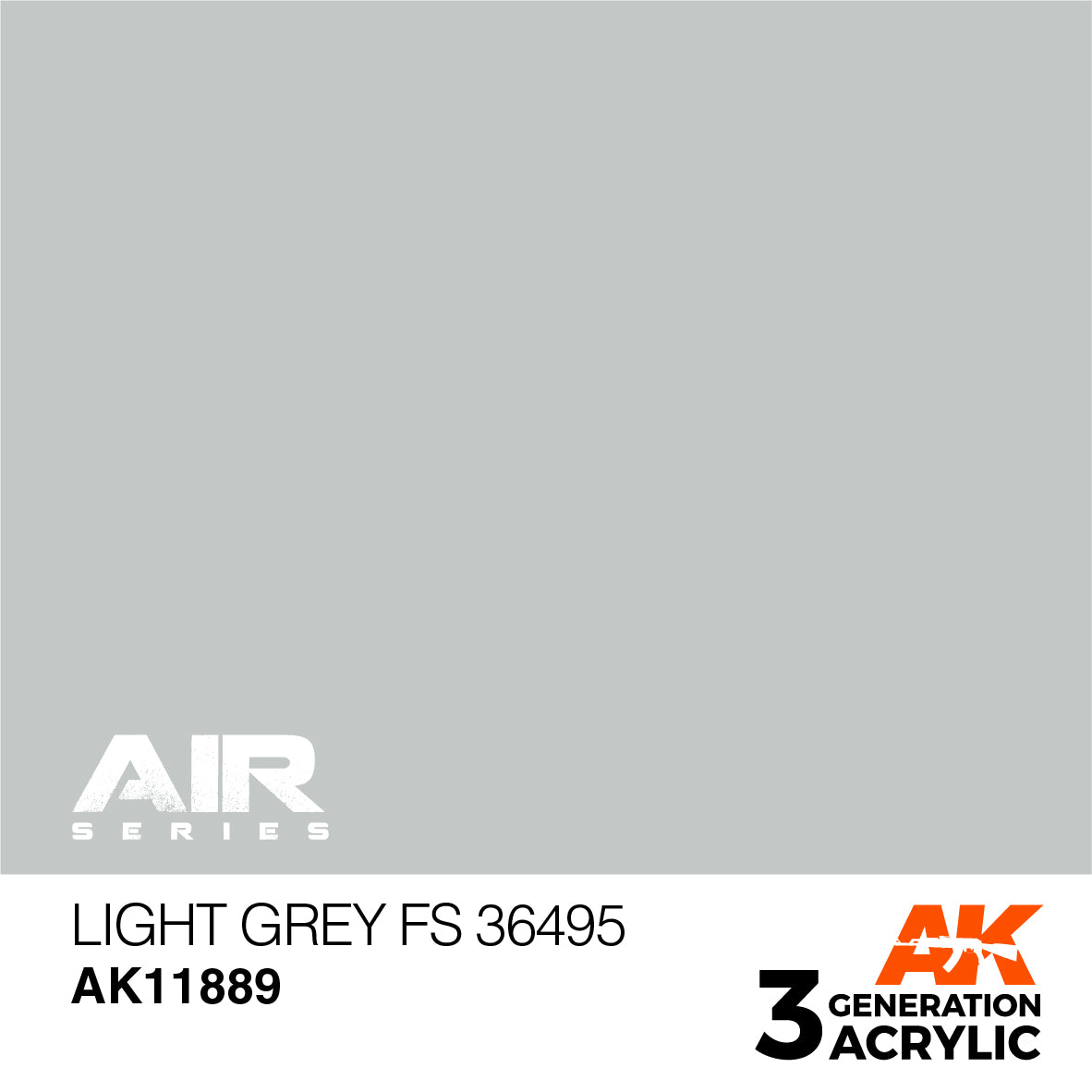AK Interactive AK11889 3rd Gen Acrylic Air Light Grey FS 36495 - Argama ...