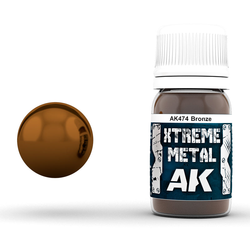 AK Interactive AK474 Xtreme Metal Bronze 30mL - Argama Hobby - Vaughan ...
