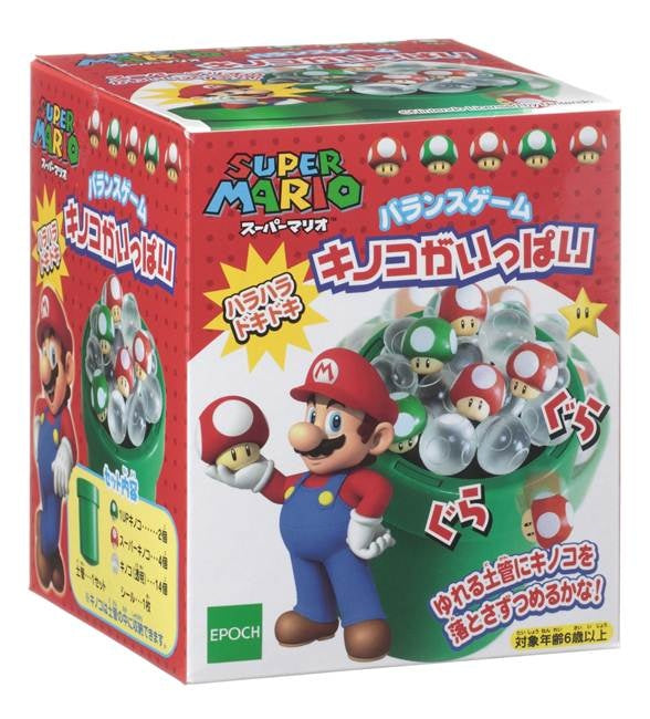 Epoch Super Mario - Balance Game A Lot Of Mushrooms - Argama Hobby ...