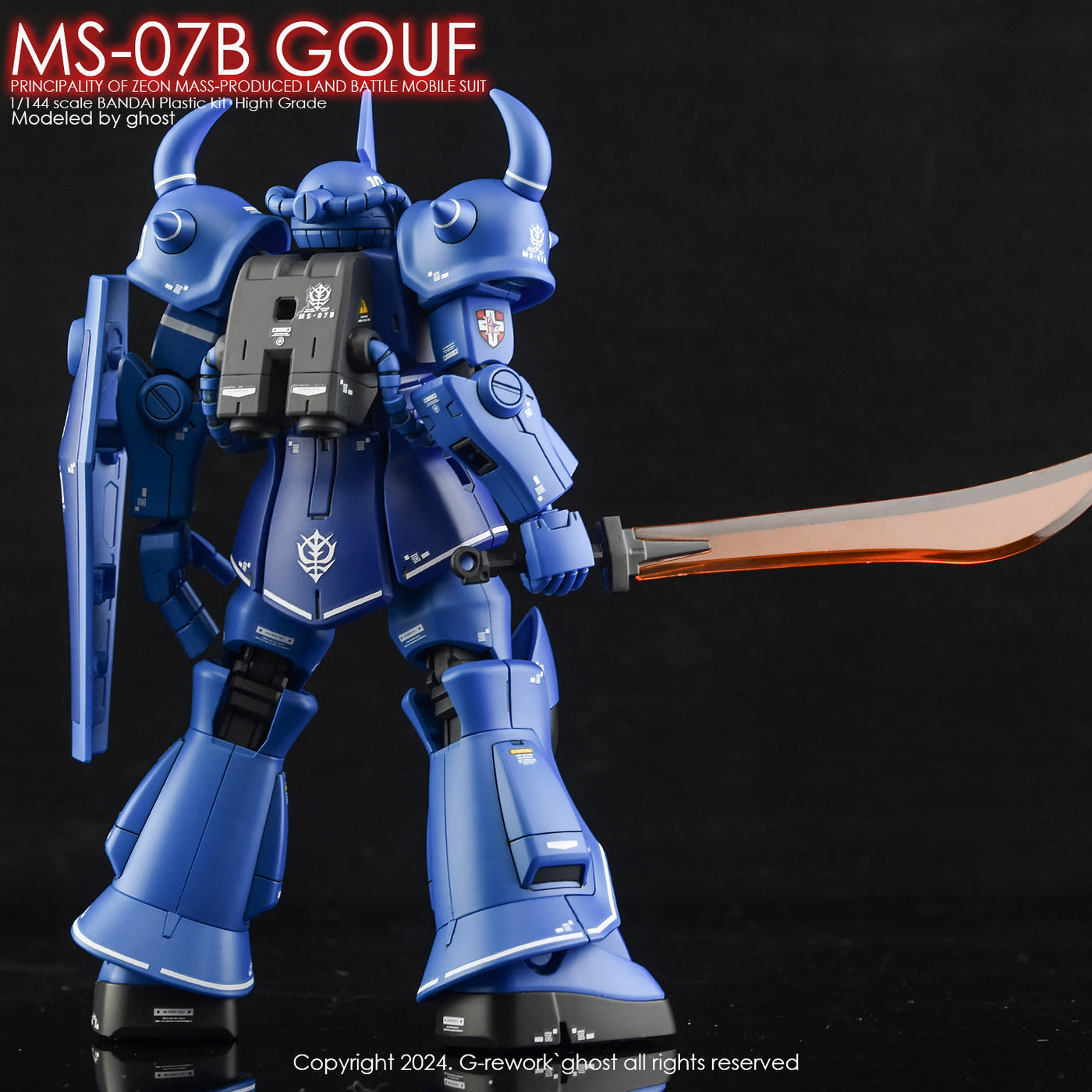 G-Rework Decal - HGUC MS-07B Gouf Use - Argama Hobby - Vaughan North ...