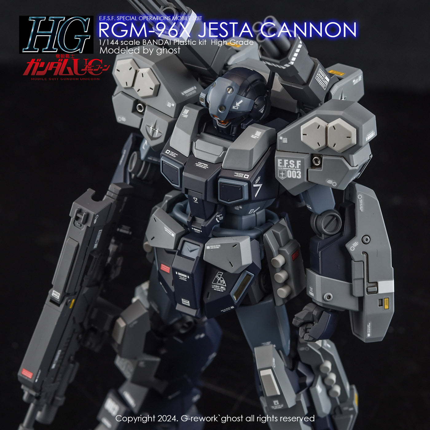 G-Rework Decal - HGUC RGM-96X Jesta Cannon Use - Argama Hobby - Vaughan ...