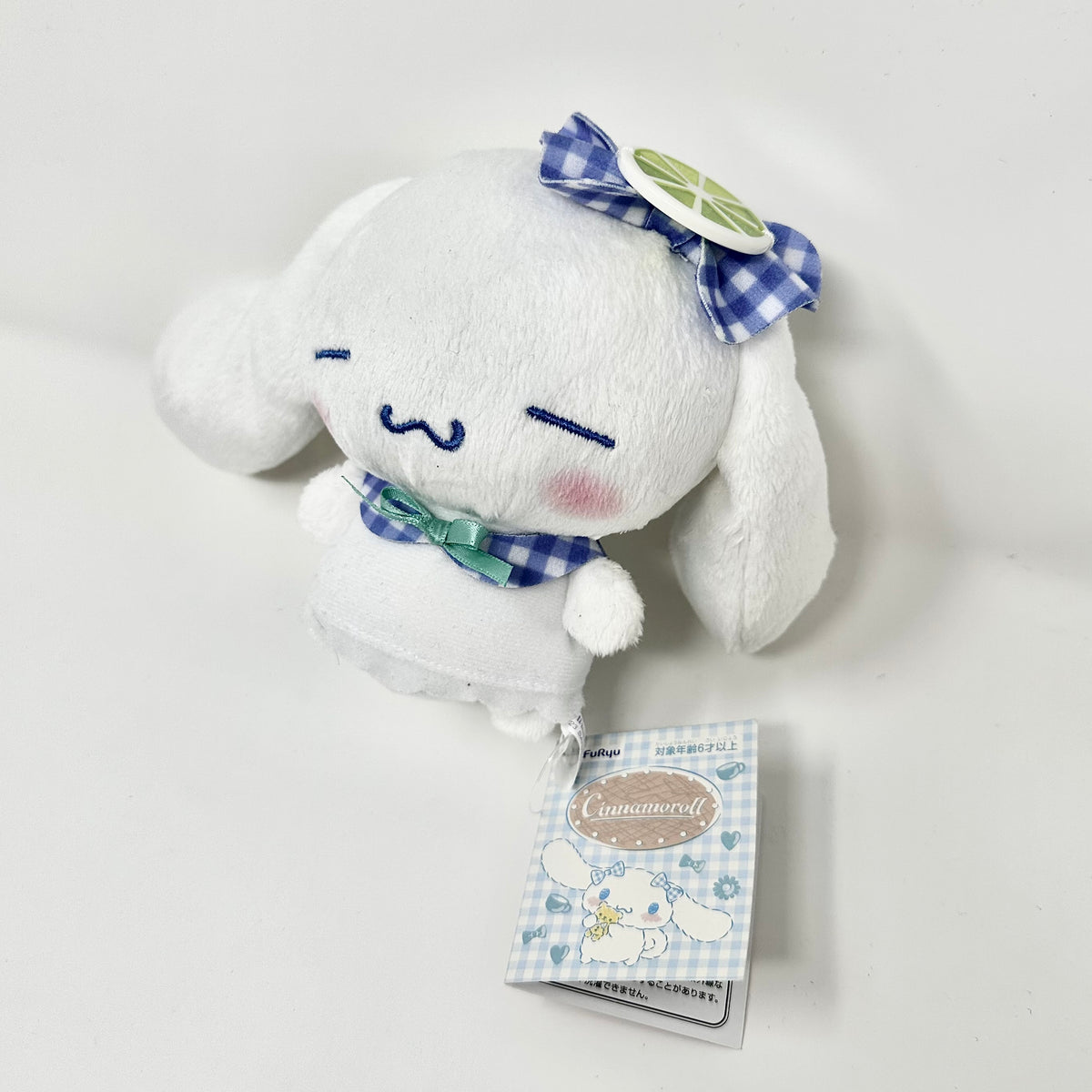 FuRyu Plush - Sanrio - Cinnamoroll - Fruit Gingham Mascot (Blue ...