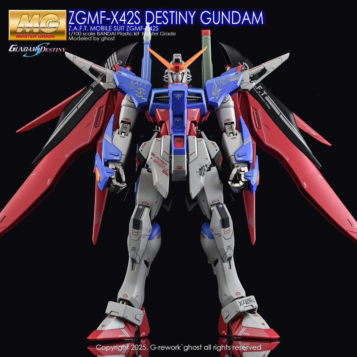 G-Rework Decal - MG ZGMF-X42S Destiny Gundam Use - Argama Hobby ...