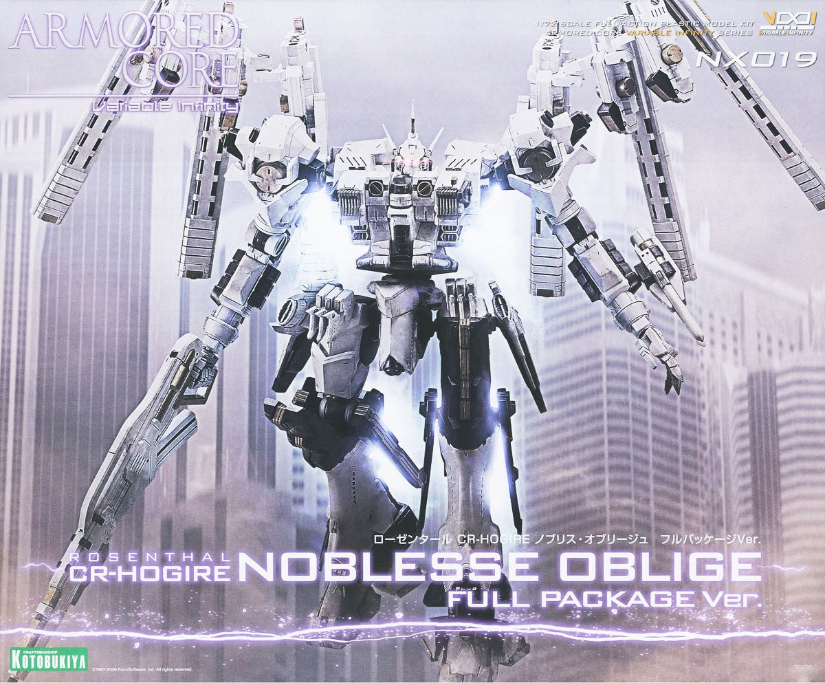 Kotobukiya Armored Core - Rosenthal CR-HOGIRE NOBLESSE OBLIGE Full ...