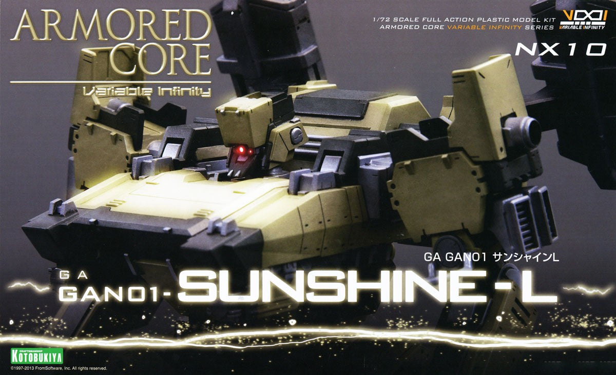 Armored Core Variable Infinity 1/72 GA GAN01 SUNSHINE-L - Argama Hobby ...