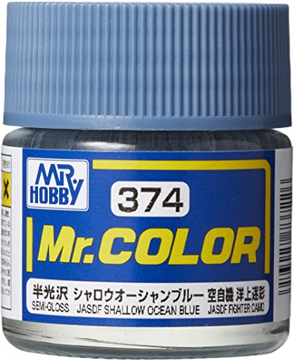 GSI Creos Mr.Color C374 - JASDF Shallow Ocean Blue - Argama Hobby ...