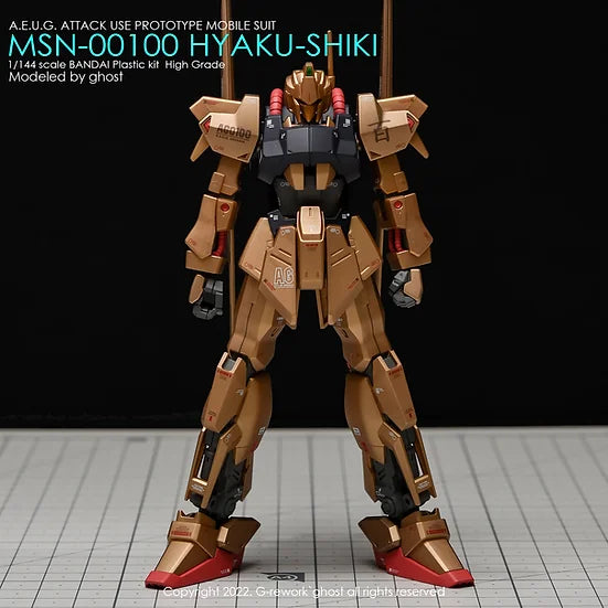 G-Rework Decal - HGUC MSN-00100 Hyaku Shiki Revive Use - Argama Hobby ...