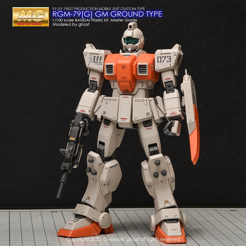 G-Rework Decal - MG RGM-79[G] GM Ground Type Use - Argama Hobby ...