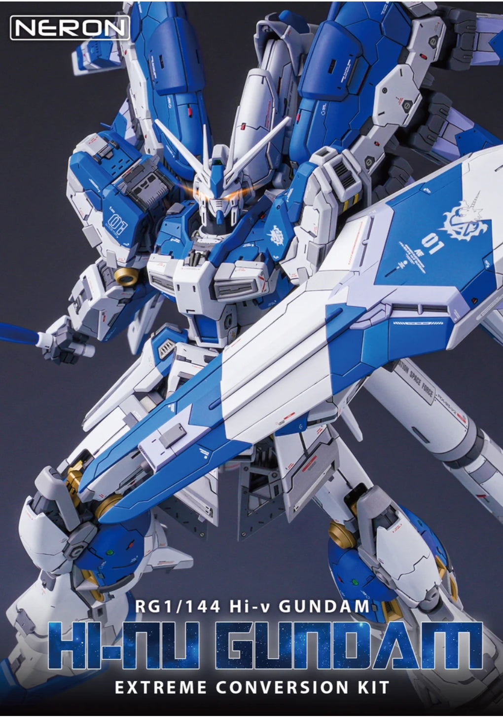 Madworks GK09-HINU - RG Hi-Nu Gundam Conversion Kit - Argama Hobby ...