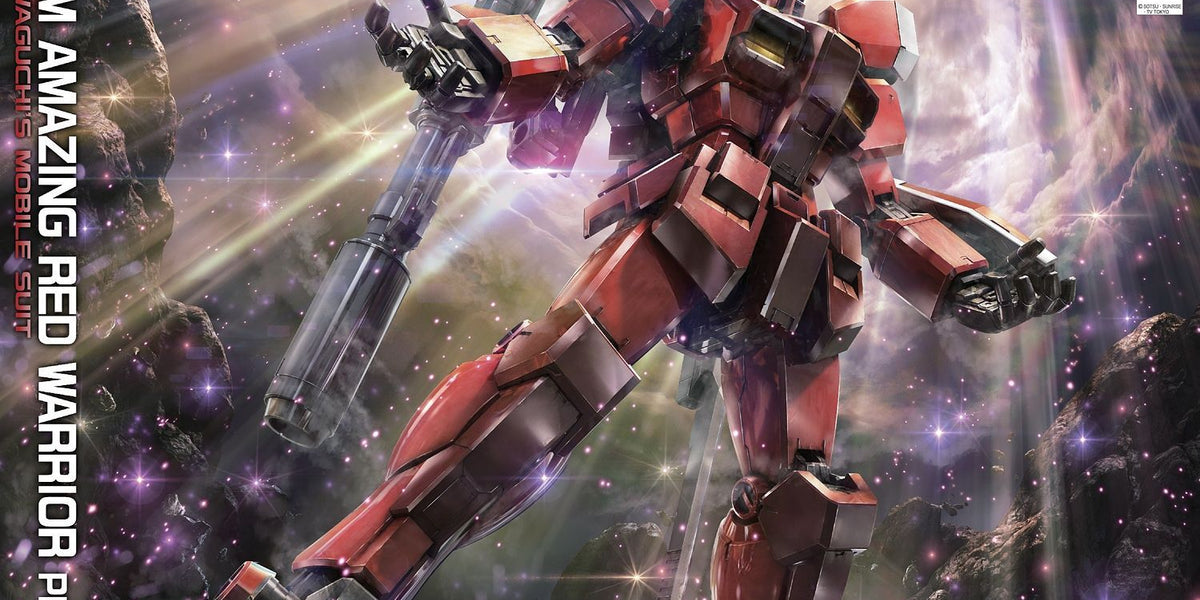 MG PF-78-3A Gundam Amazing Red Warrior (Master Grade Build FIghters 1/ ...