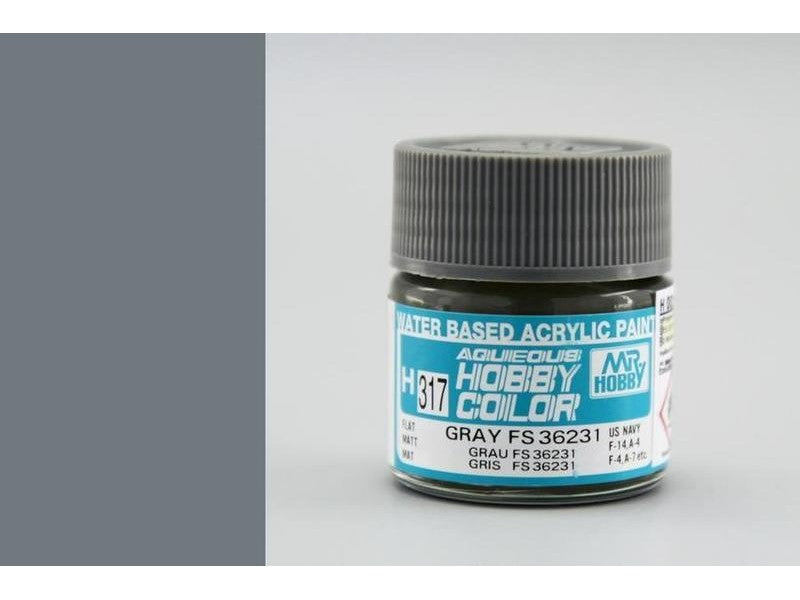 Mr.Hobby Aqueous Hobby Color H317 - Gray FS36231 (US Navy Aircraft ...