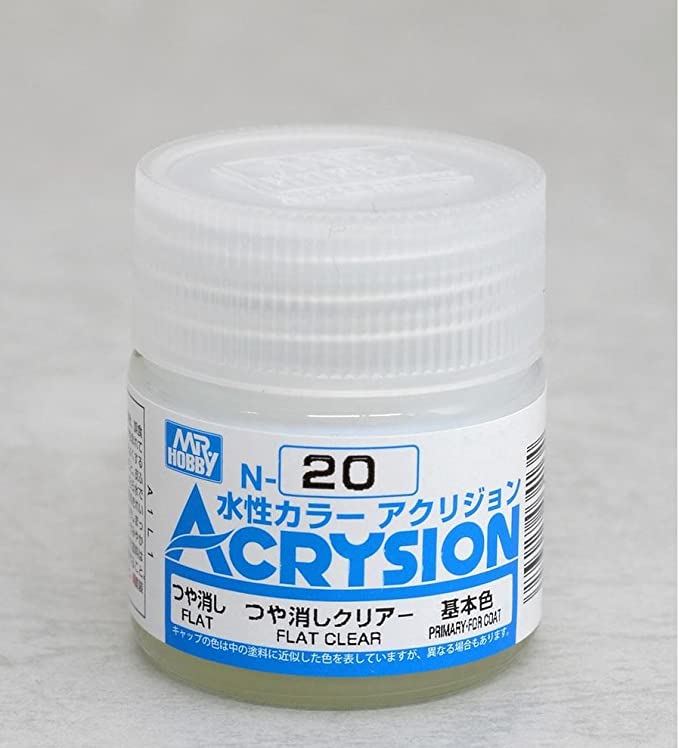 GSI Creos Mr.Hobby Acrysion N20 - Flat Clear - Argama Hobby - Canada ...
