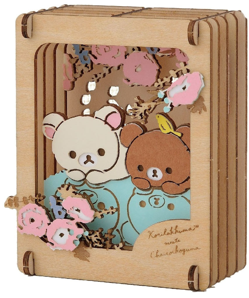 Paper Theater Wood Style - Rilakkuma - Korilakkuma Meets Chairoi Koguma ...