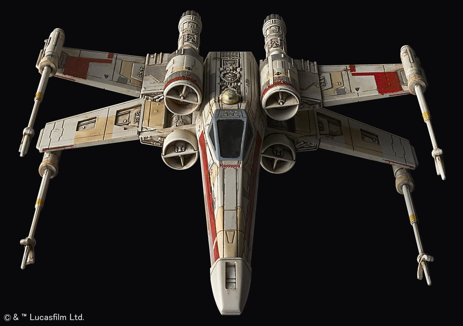 Bandai Star Wars 1/72 & 1/144 Red Squadron X-Wing Starfighter Set ...