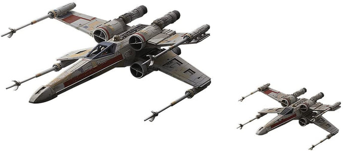 Bandai Star Wars 1/72 & 1/144 Red Squadron X-Wing Starfighter Set ...