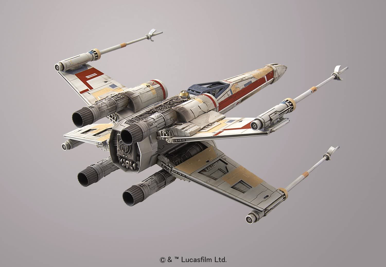 Bandai Star Wars 1/72 & 1/144 Red Squadron X-Wing Starfighter Set ...