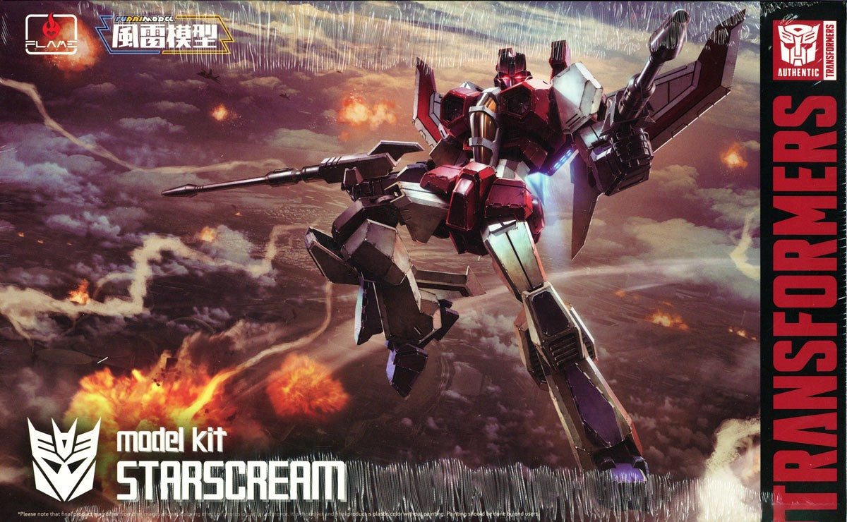 Flame Toys Furai Model Transformers Model Kit 02 Starscream - Argama ...